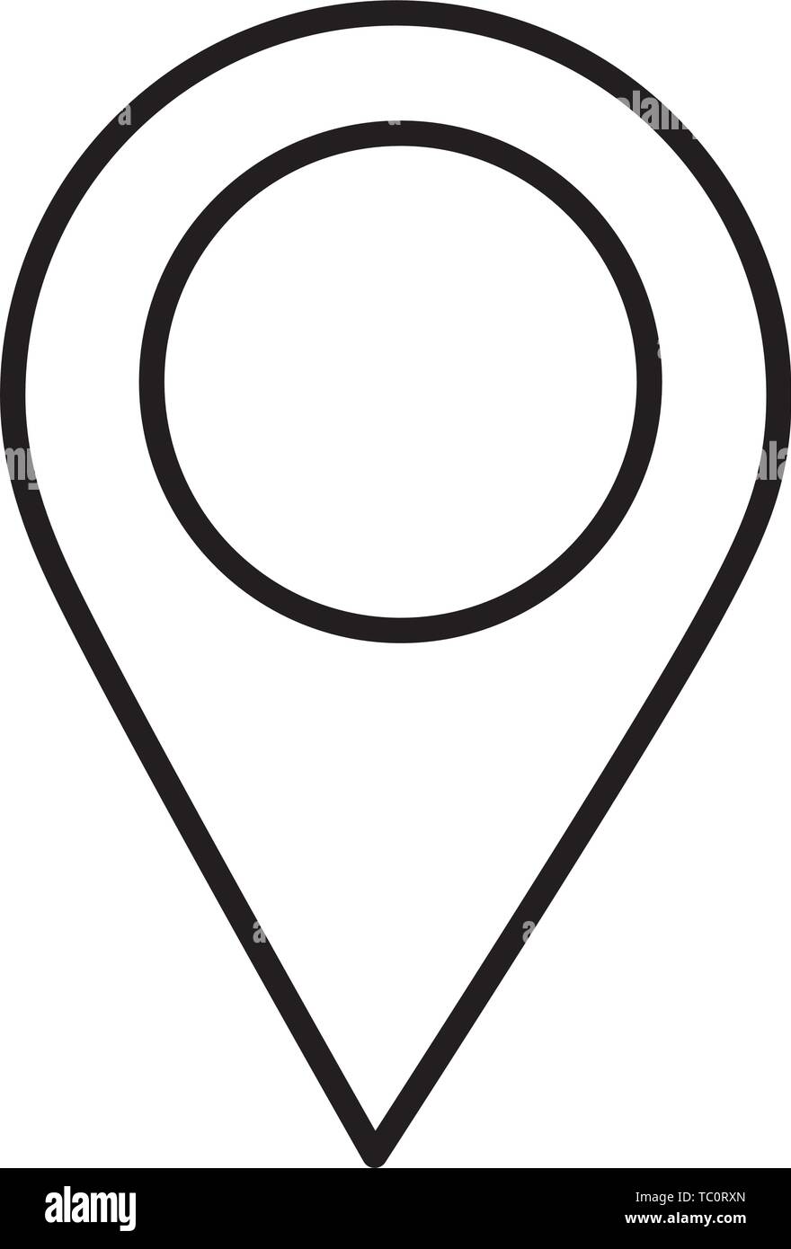 Pointer Navigation Location Vector Illustration Stock Vector Image