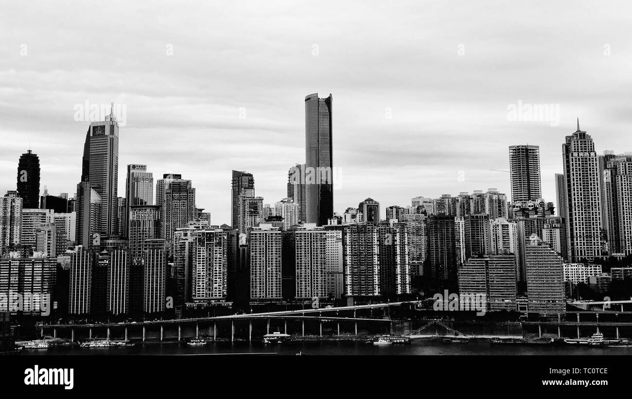 The high waterfront of the high rise building sanctuary hi-res stock ...
