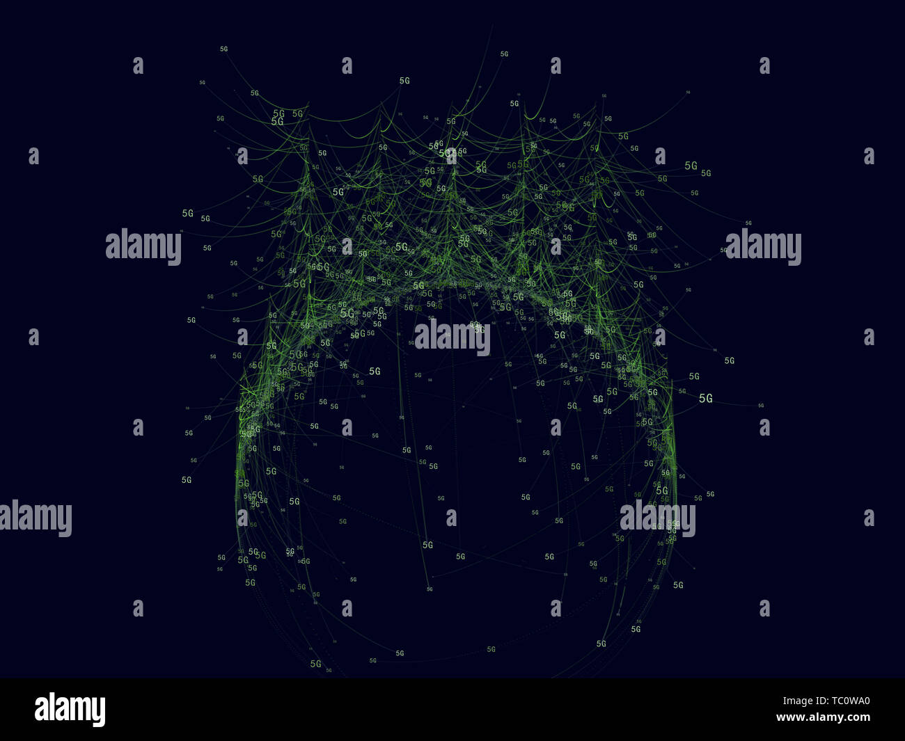 5G point line constitutes technology sense fifth-generation mobile ...