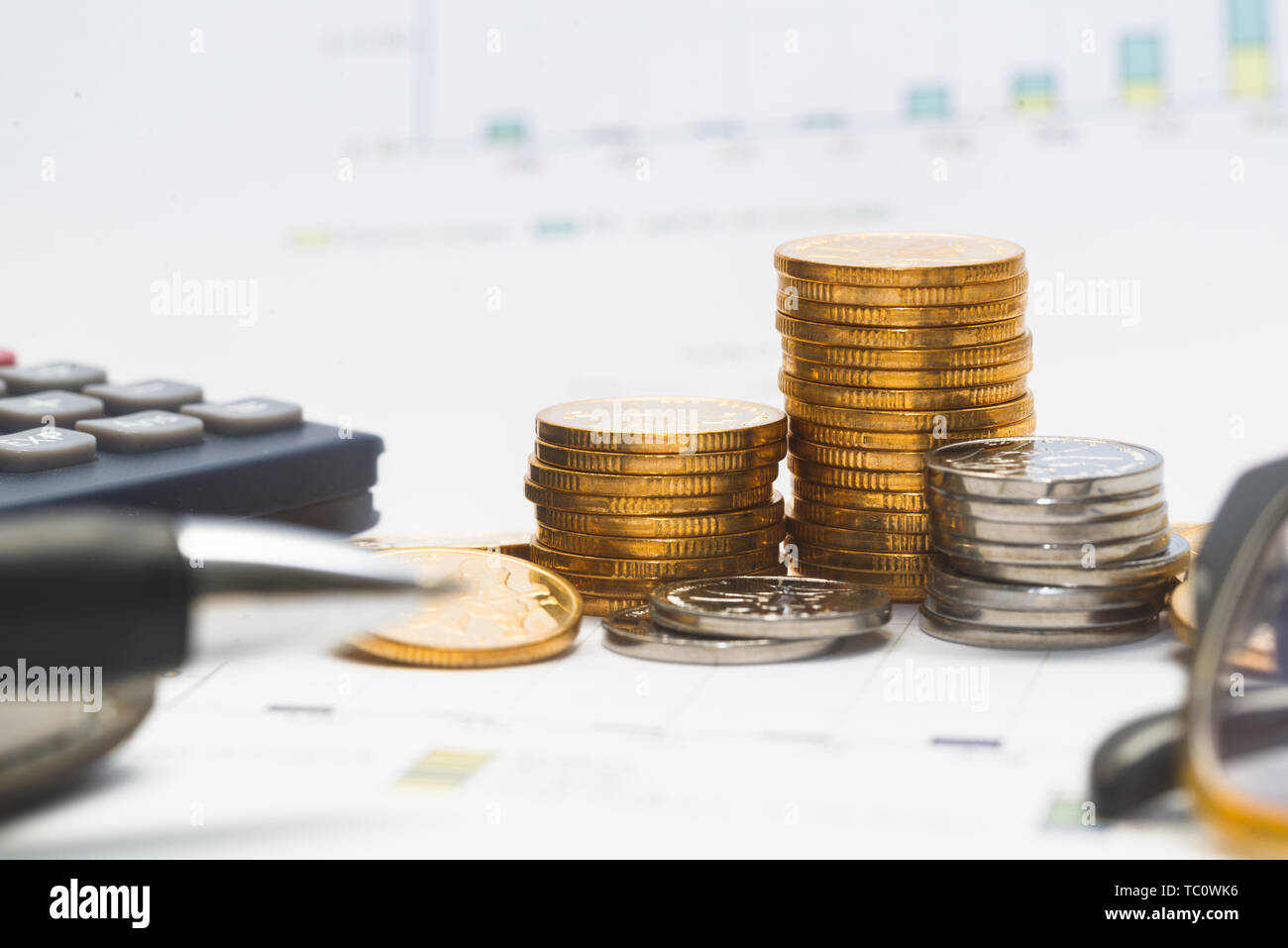 Creative diagram of business accounting concept Stock Photo - Alamy