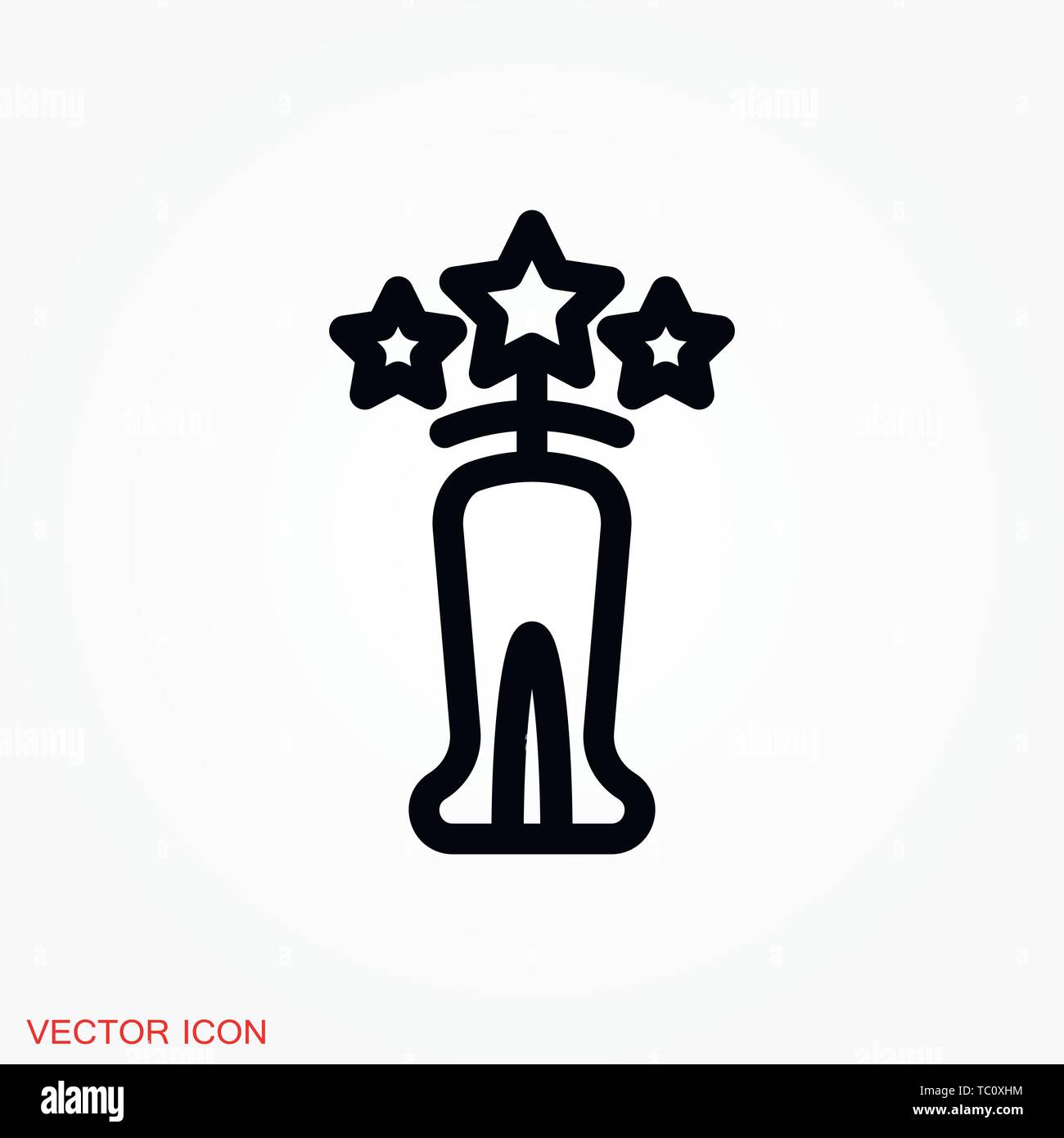 prize icon vector sign symbol Stock Vector Image & Art - Alamy
