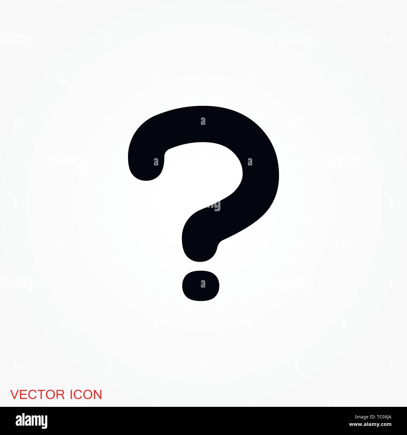 Information support, question mark icon vector sign symbol Stock Vector ...