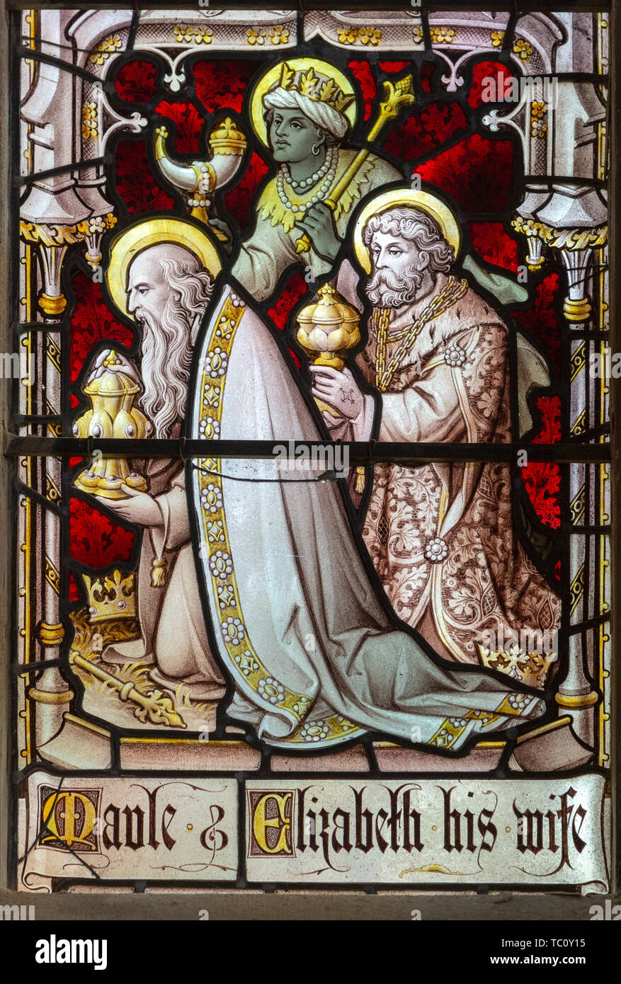 Three kings stained glass hi-res stock photography and images - Alamy