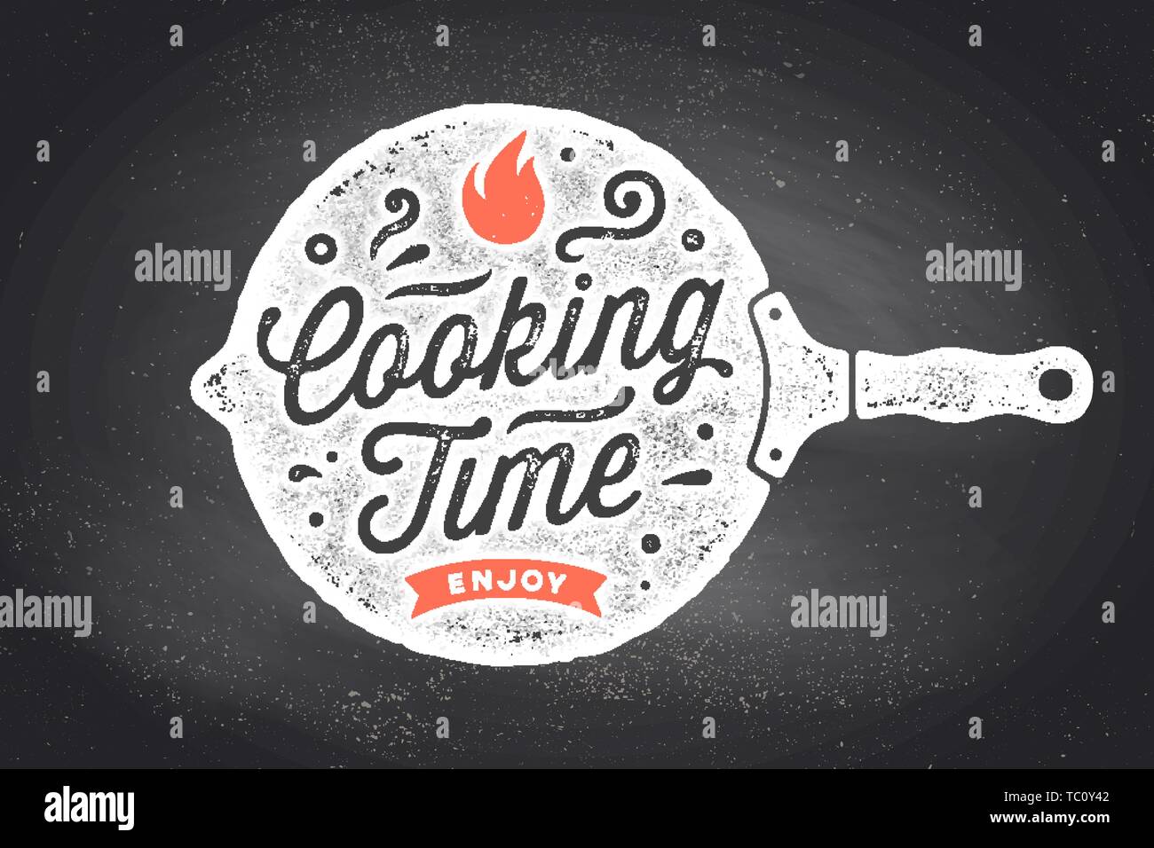 Cooking Time. Kitchen poster. Kitchen Wall Decor, Sign, Quote Stock ...