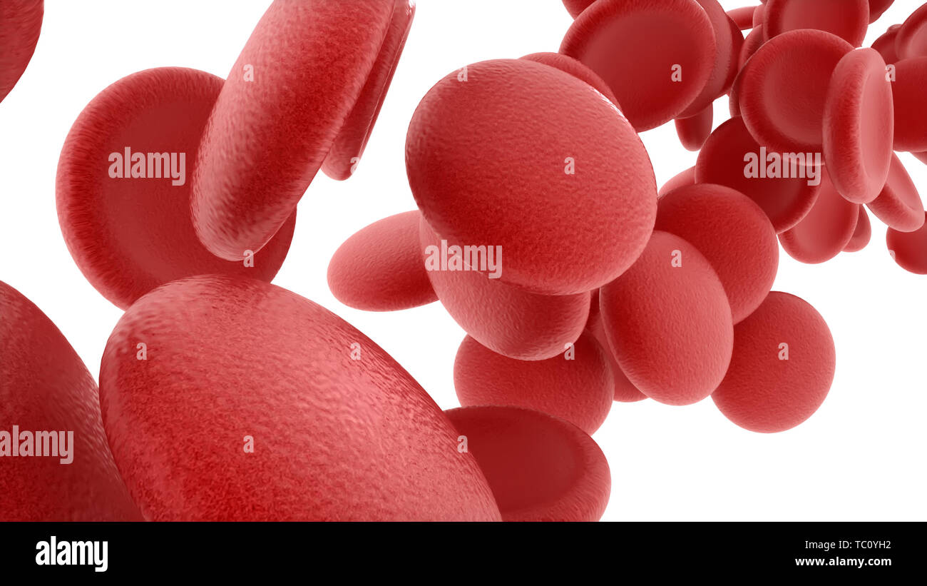 3d rendered platelet model Stock Photo - Alamy