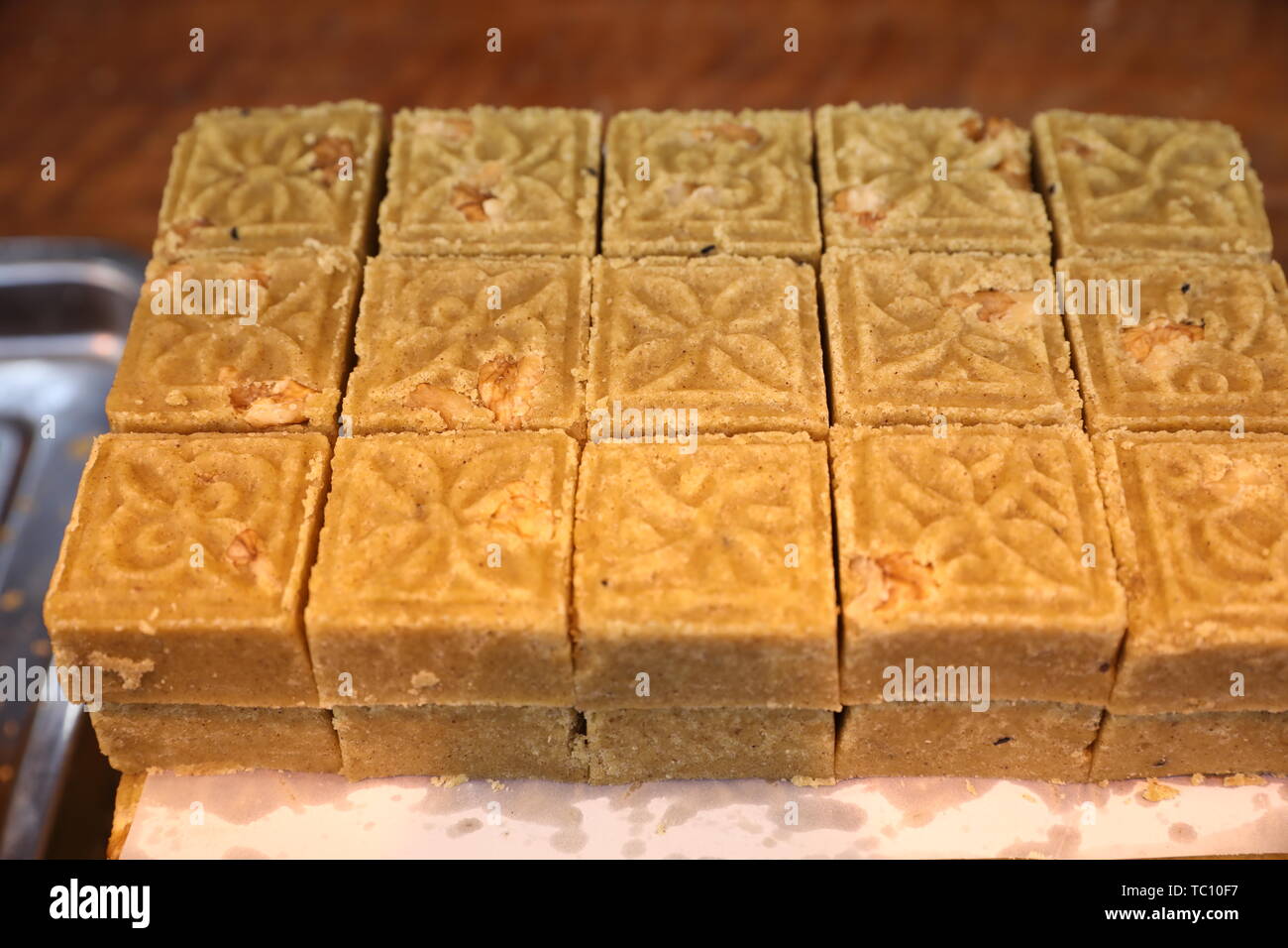 green bean cake Stock Photo - Alamy