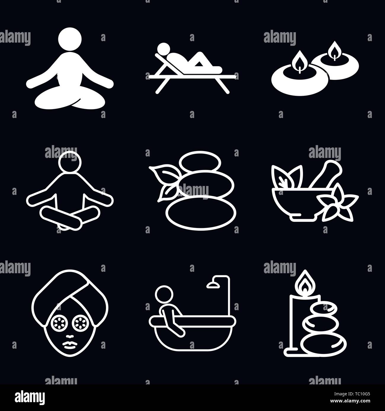 Relax icon vector sign symbol Stock Vector Image & Art - Alamy