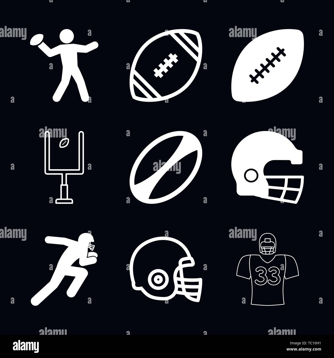 College football bowl logo Stock Vector Images - Alamy