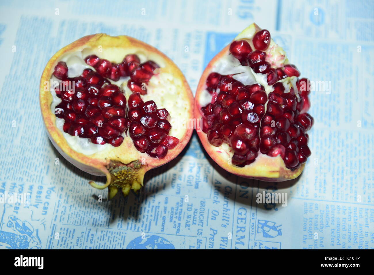 Soft seed pomegranate Stock Photo - Alamy