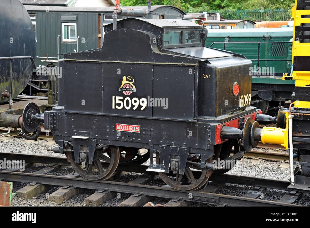 Simplex industrial shunting locomotive at the Chasewater Light Railway ...