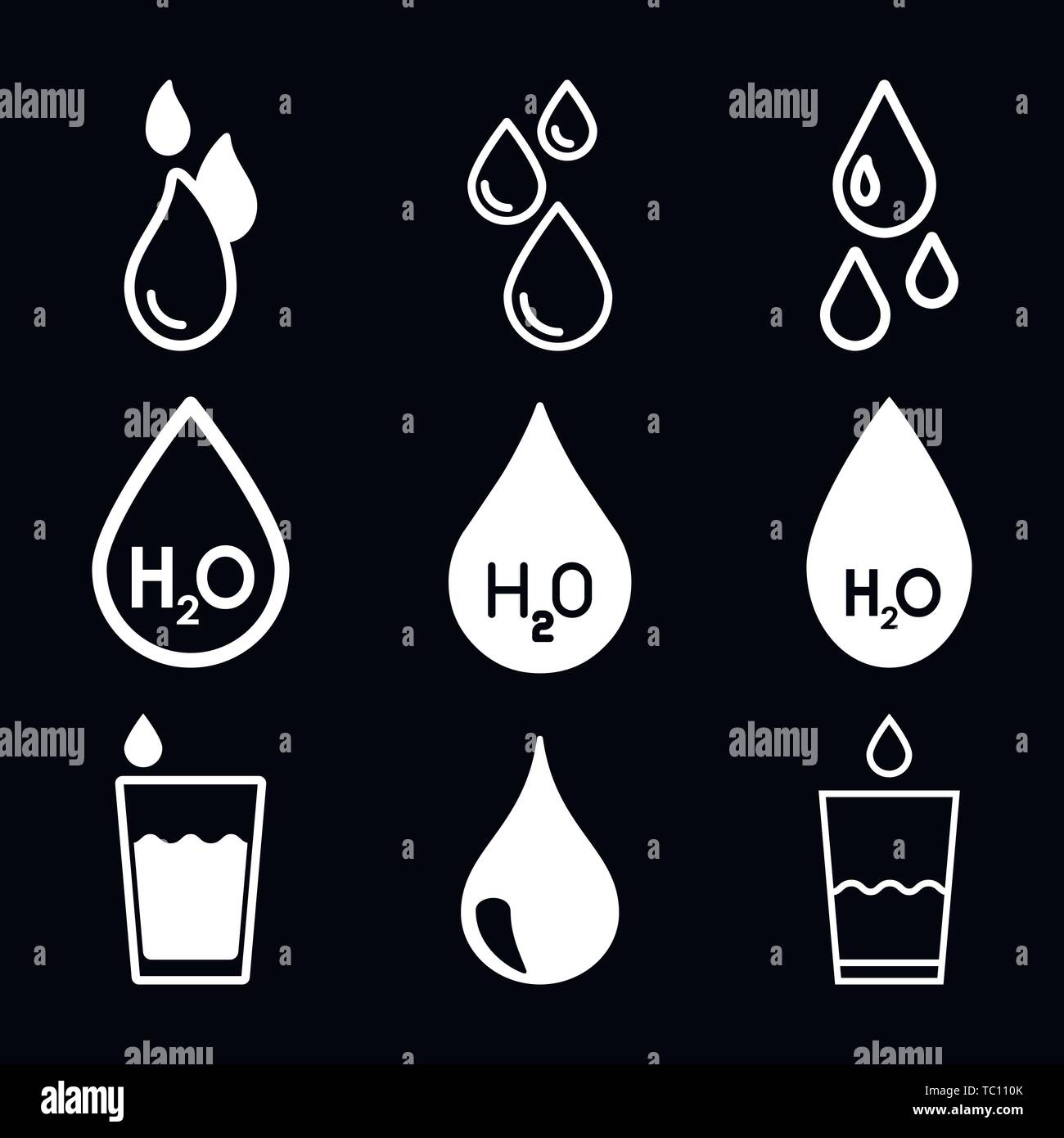 Water icon vector sign symbol Stock Vector Image & Art - Alamy