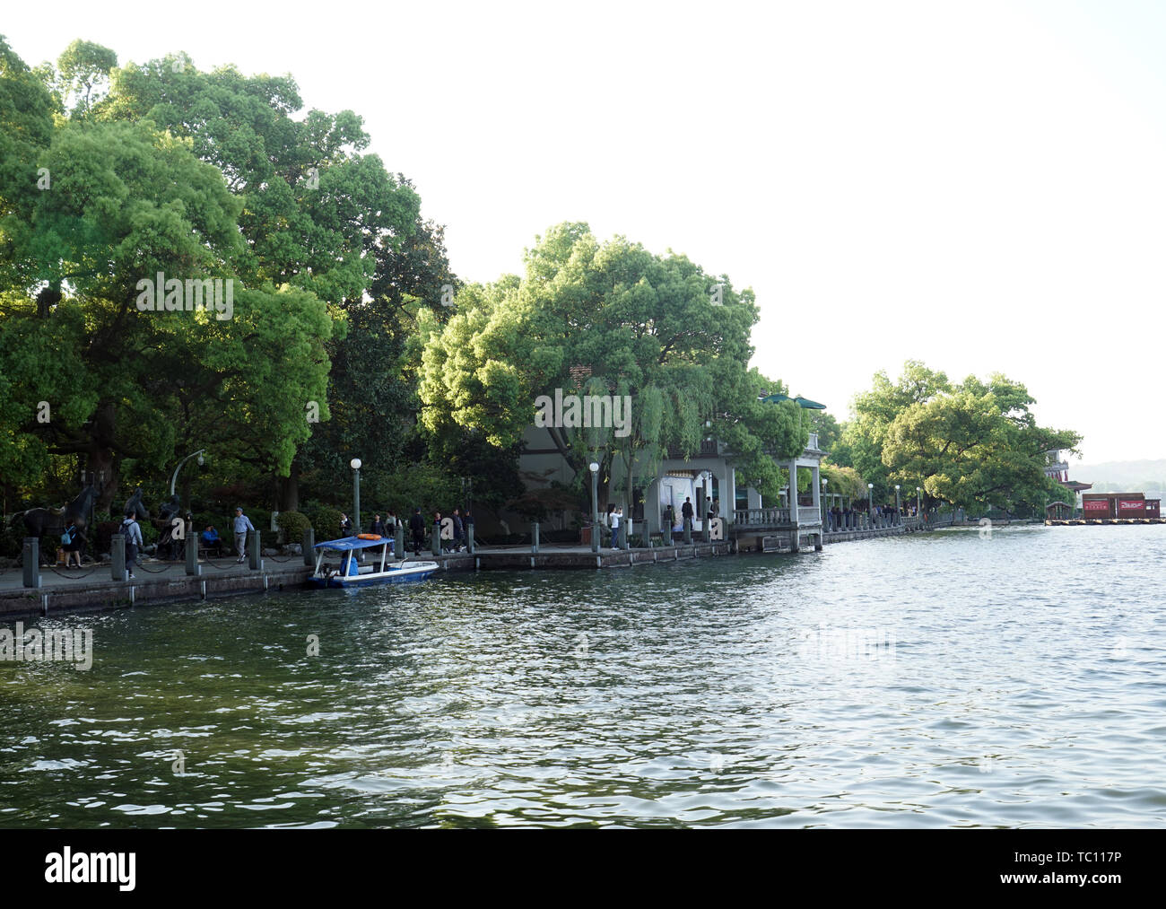 Spring color of West Lake Scenic Area Stock Photo - Alamy