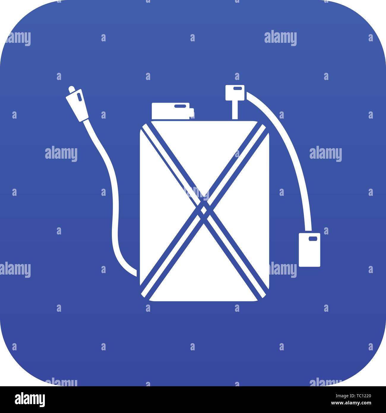 Pest control icon blue vector Stock Vector Image & Art - Alamy