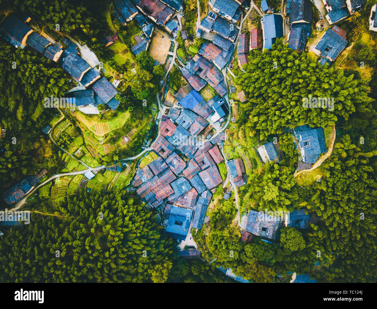 Lenggang Village, Lishui, Zhejiang Province Stock Photo - Alamy