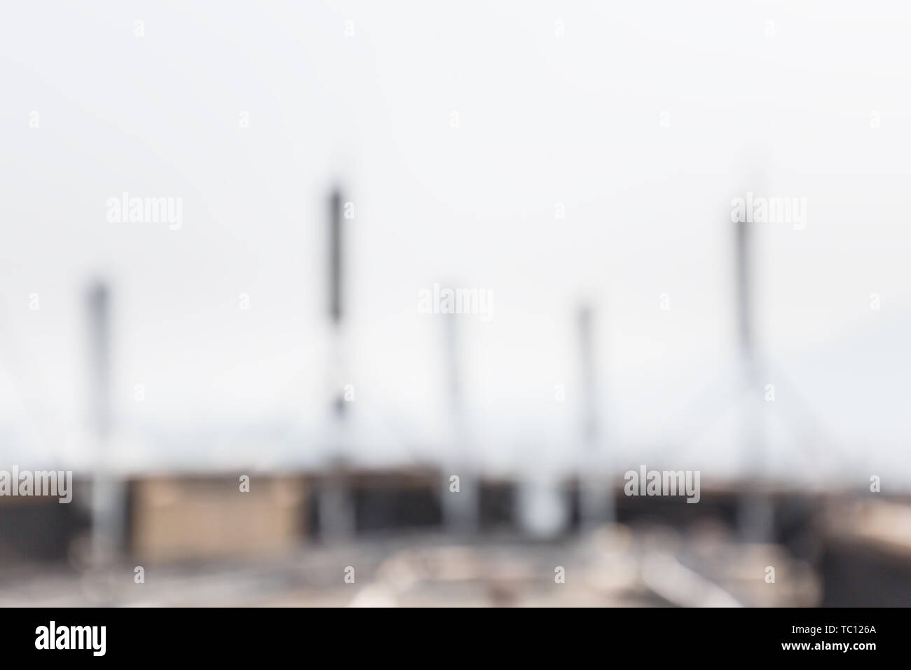 communication equipment on top floor of modern building Stock Photo - Alamy