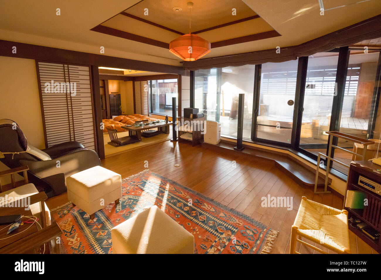 Japanese residential lodging Stock Photo - Alamy
