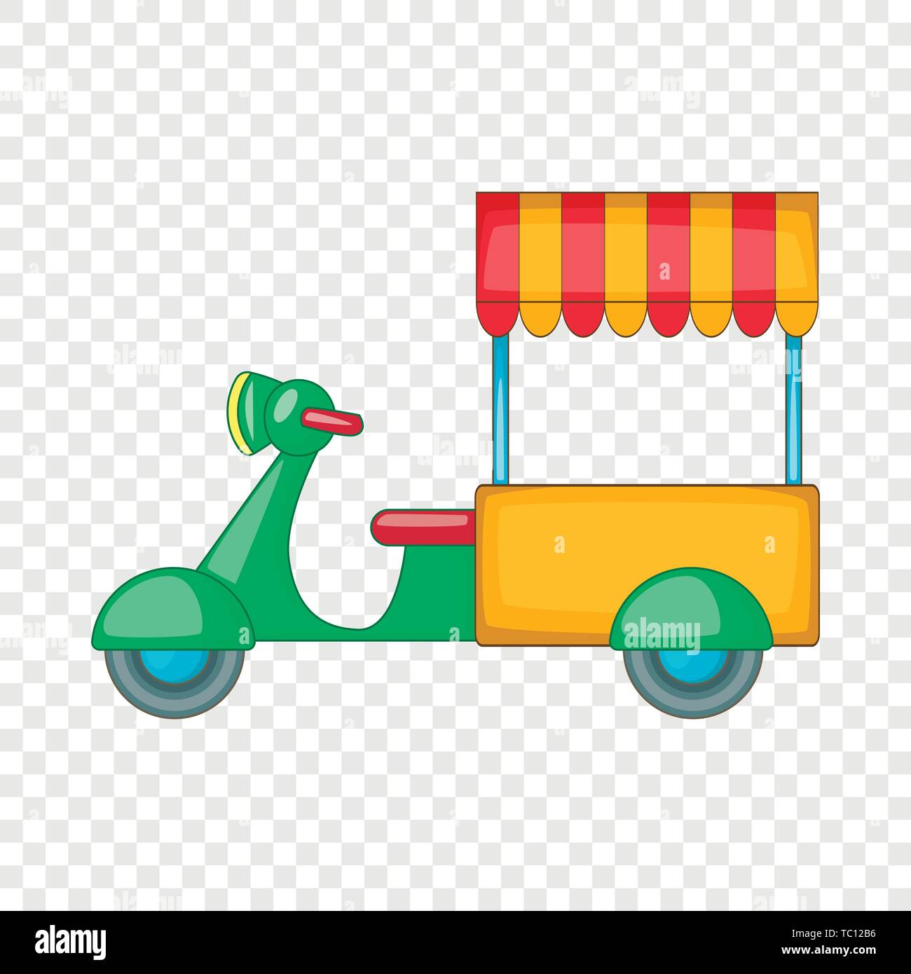 Food cart icon, cartoon style Stock Vector Image & Art - Alamy