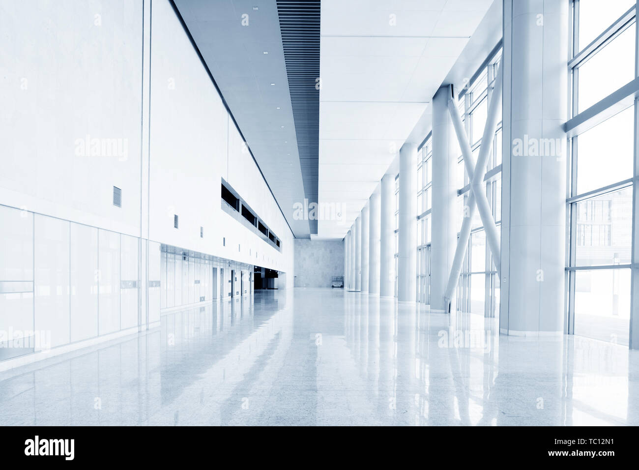 modern office building hall interior of urban city Stock Photo - Alamy