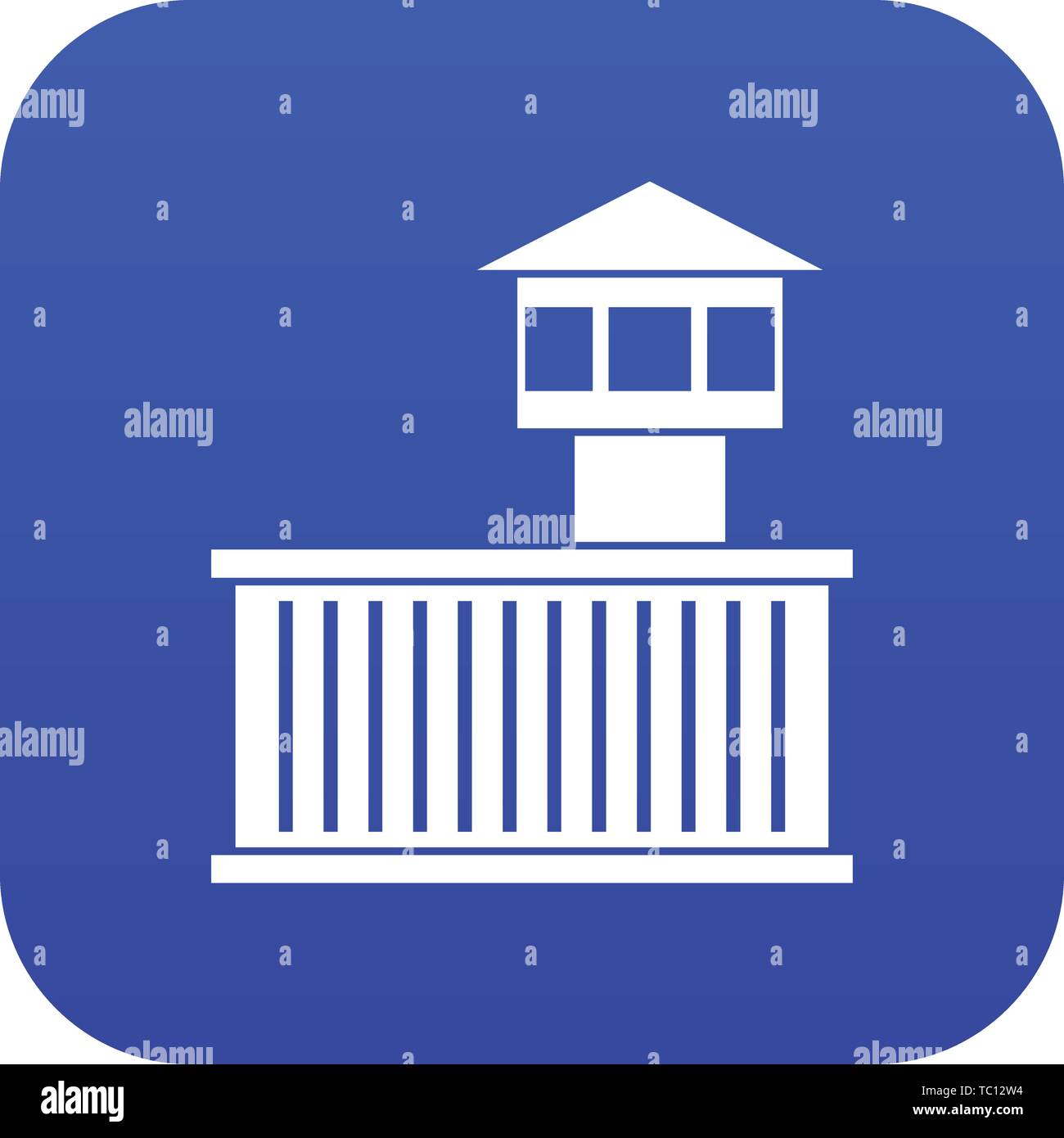 Federal prison exterior Stock Vector Images - Alamy