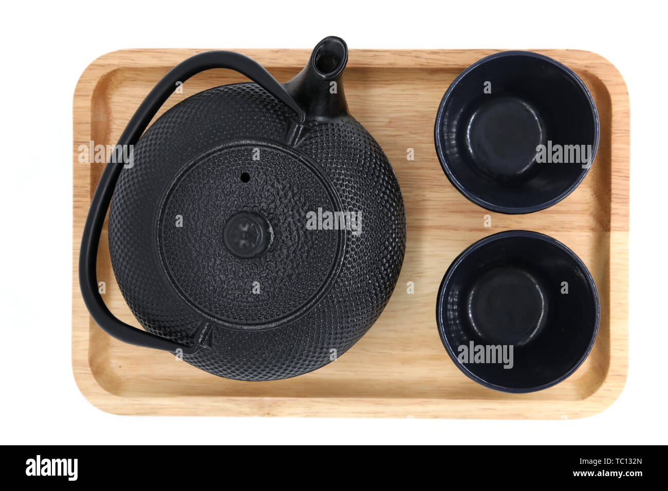 Handmade cast iron tea set Stock Photo - Alamy
