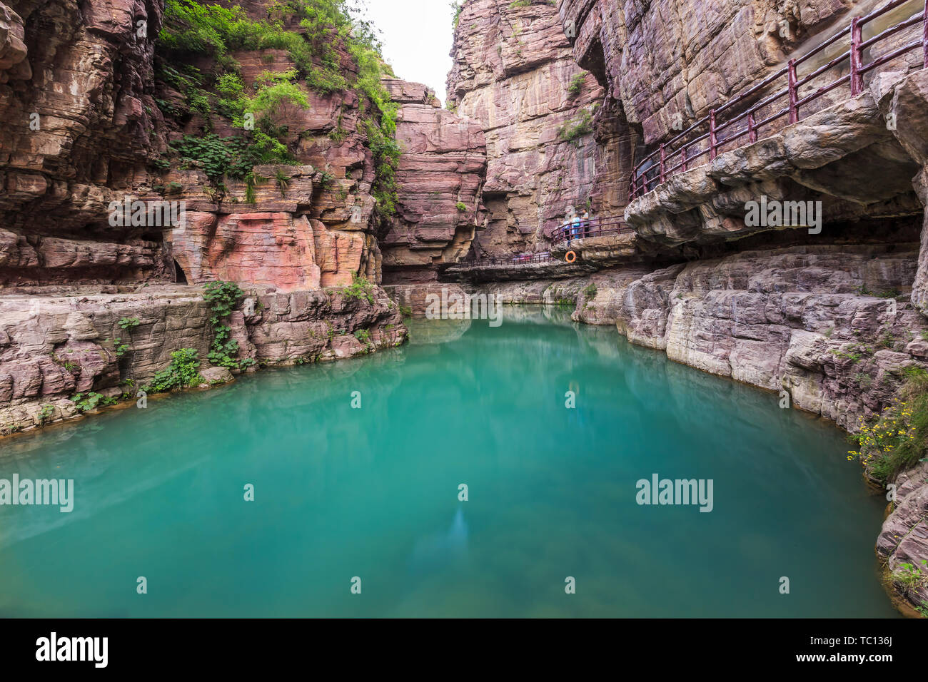 The beauty of Hongshi Gorge Stock Photo - Alamy