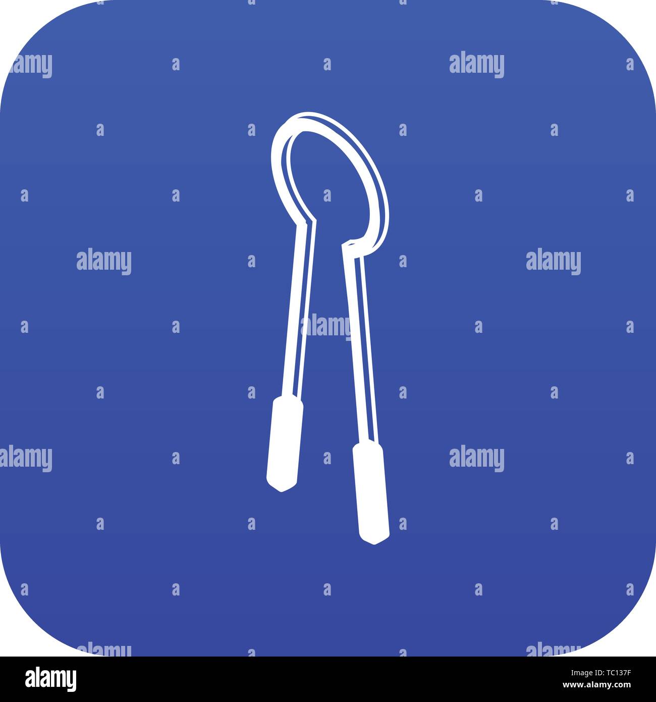 Clamping mites icon blue vector Stock Vector Image & Art - Alamy