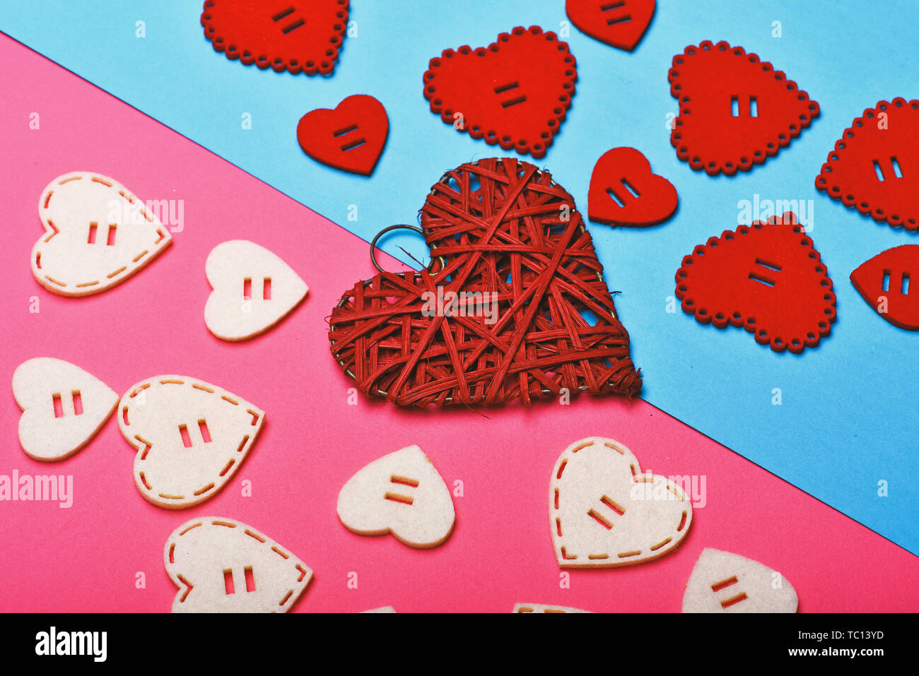 Traditional attributes of valentines day. Valentines holiday ...