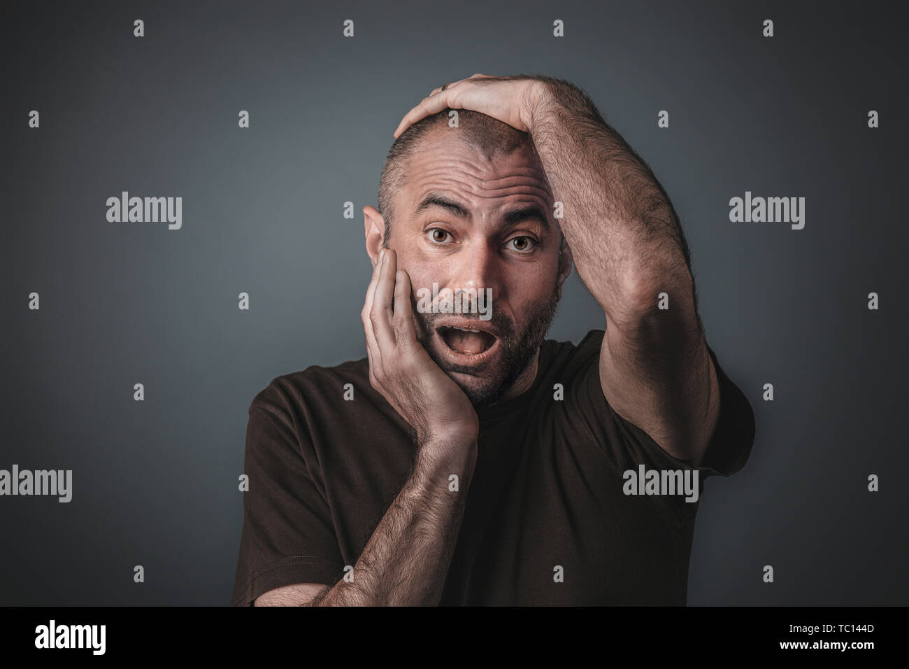 Surprised Expression Man