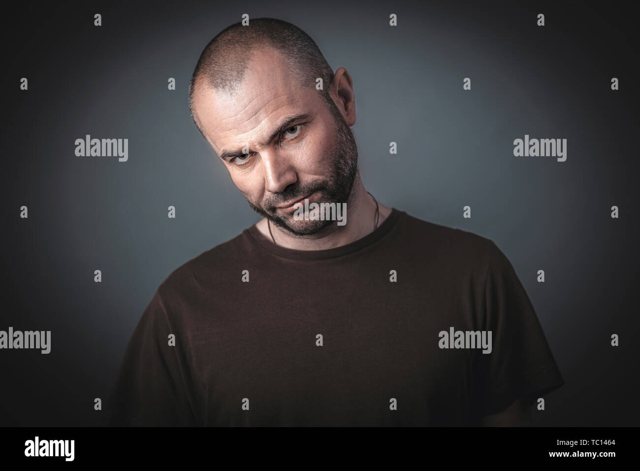 Threatening look hi-res stock photography and images - Alamy