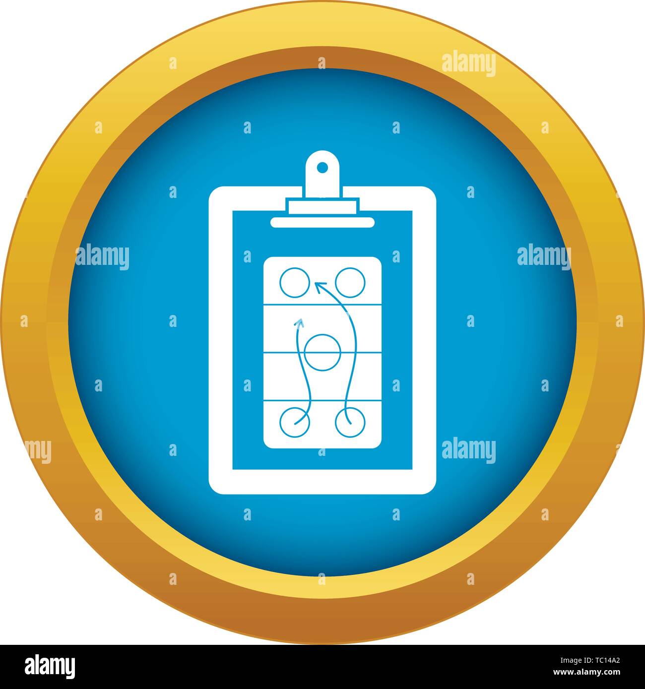 Game plan icon blue vector isolated Stock Vector Image & Art - Alamy