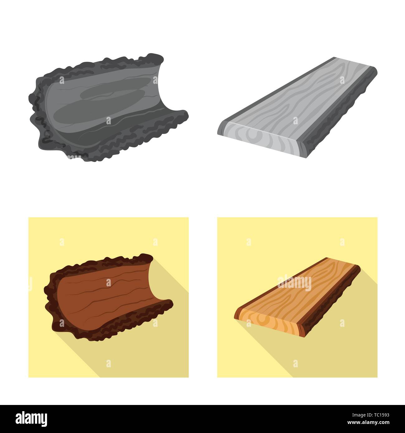 Lumber recycling Stock Vector Images - Alamy