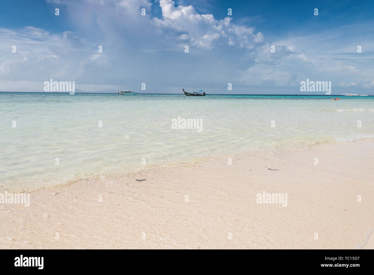 Phuzi Island, Pippi Island, Thailand, White Beach, Blue Sea Ship ...