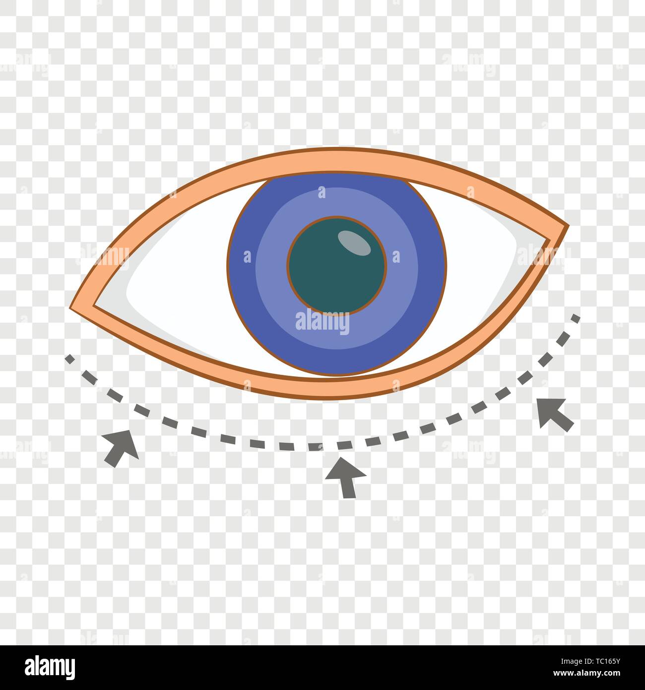 Eye surgery correction icon, cartoon style Stock Vector Image & Art - Alamy