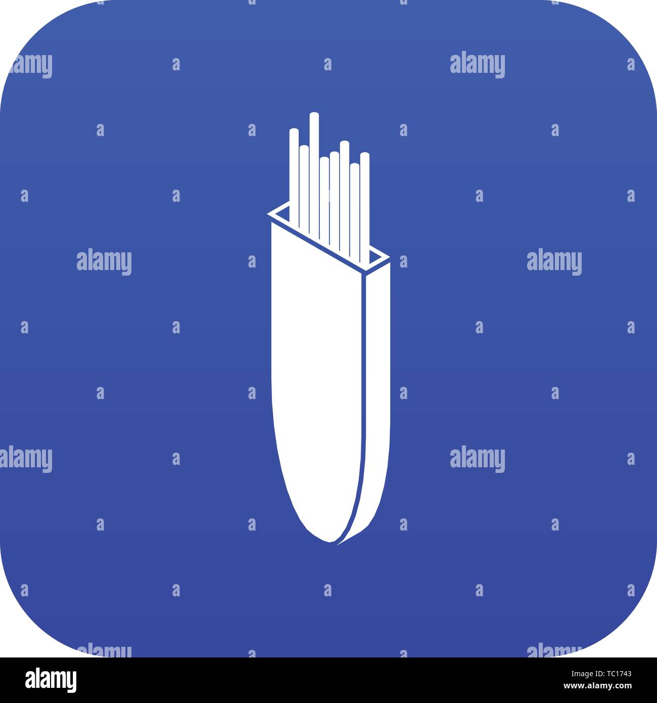 Welding rods icon blue vector Stock Vector Image & Art - Alamy