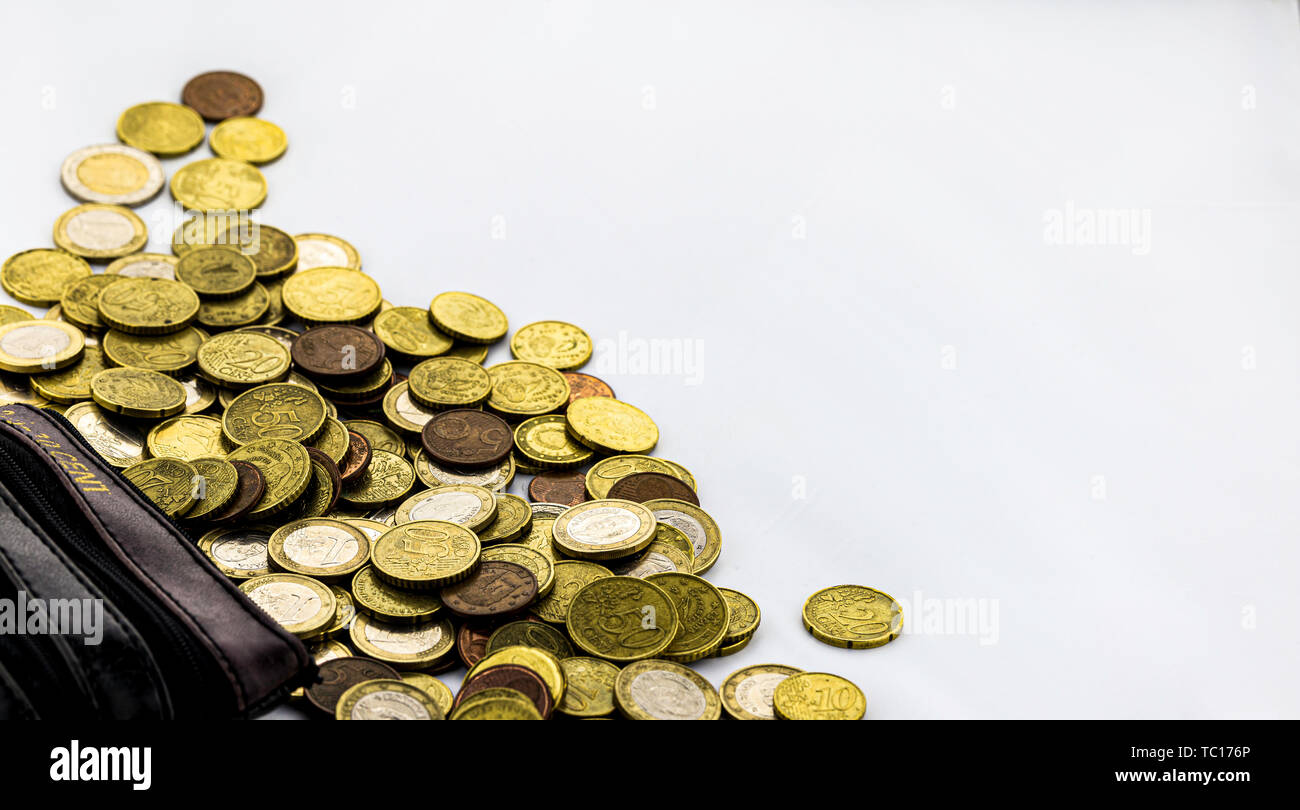 Coin purse white hi-res stock photography and images - Alamy