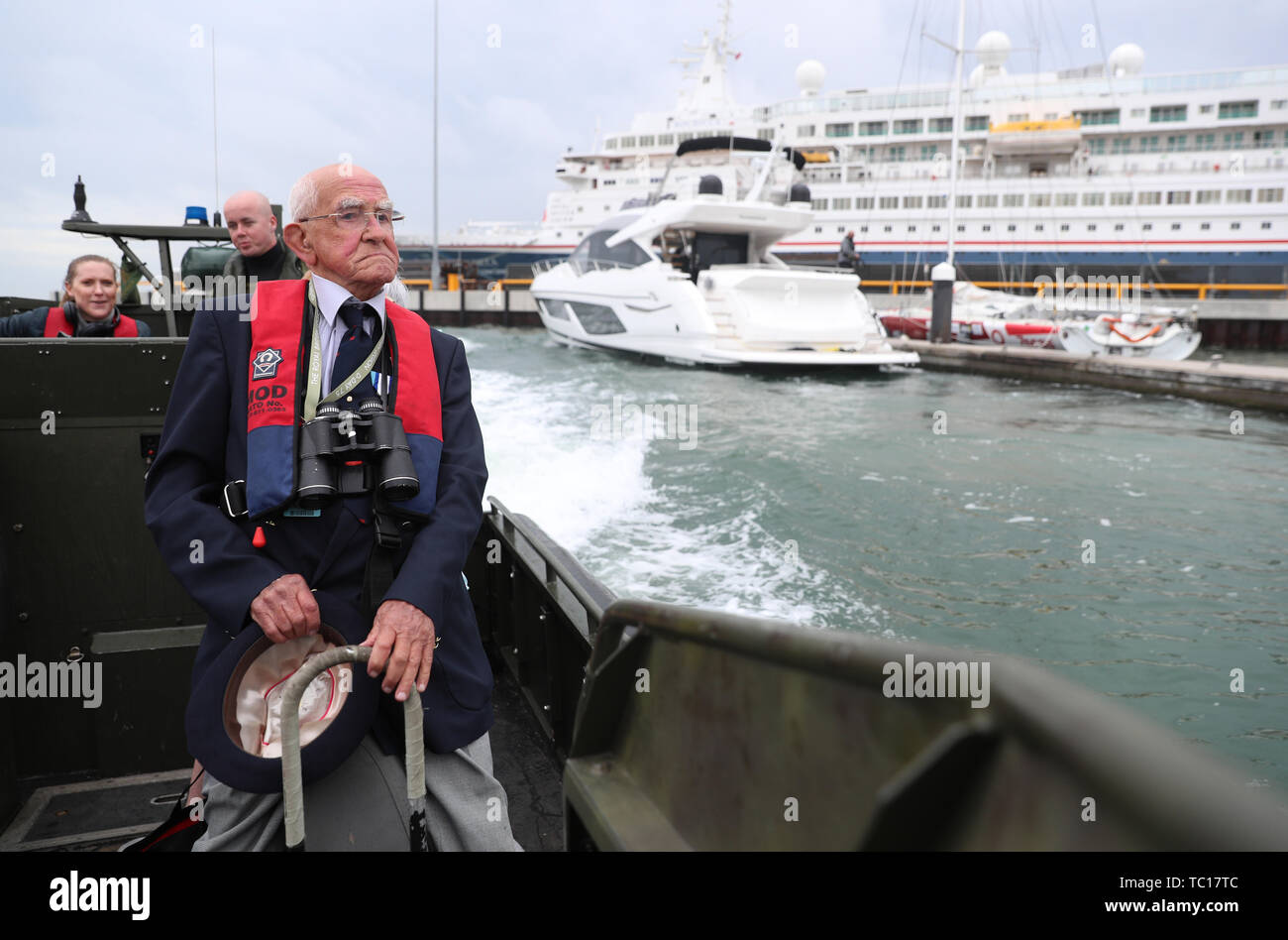 Veteran Vincent Horton, 93, takes a ride on a Royal Marine ORC ...