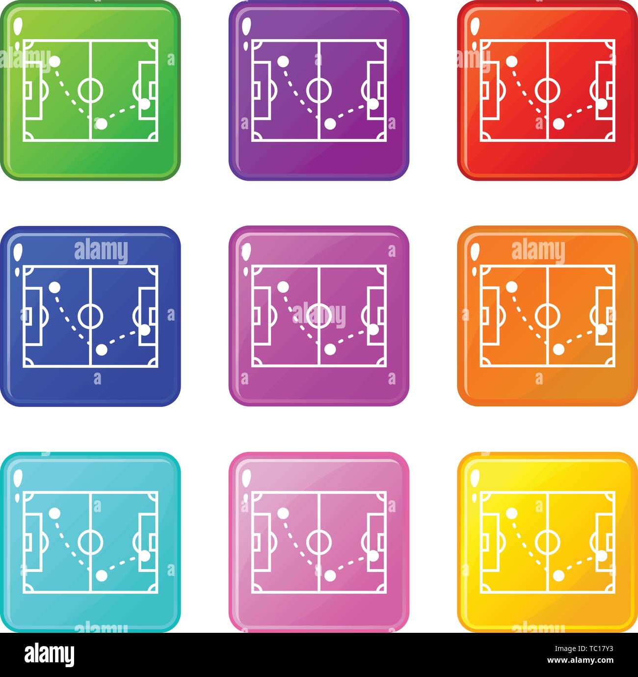 Football strategy icon, simple black style Stock Vector Image & Art - Alamy