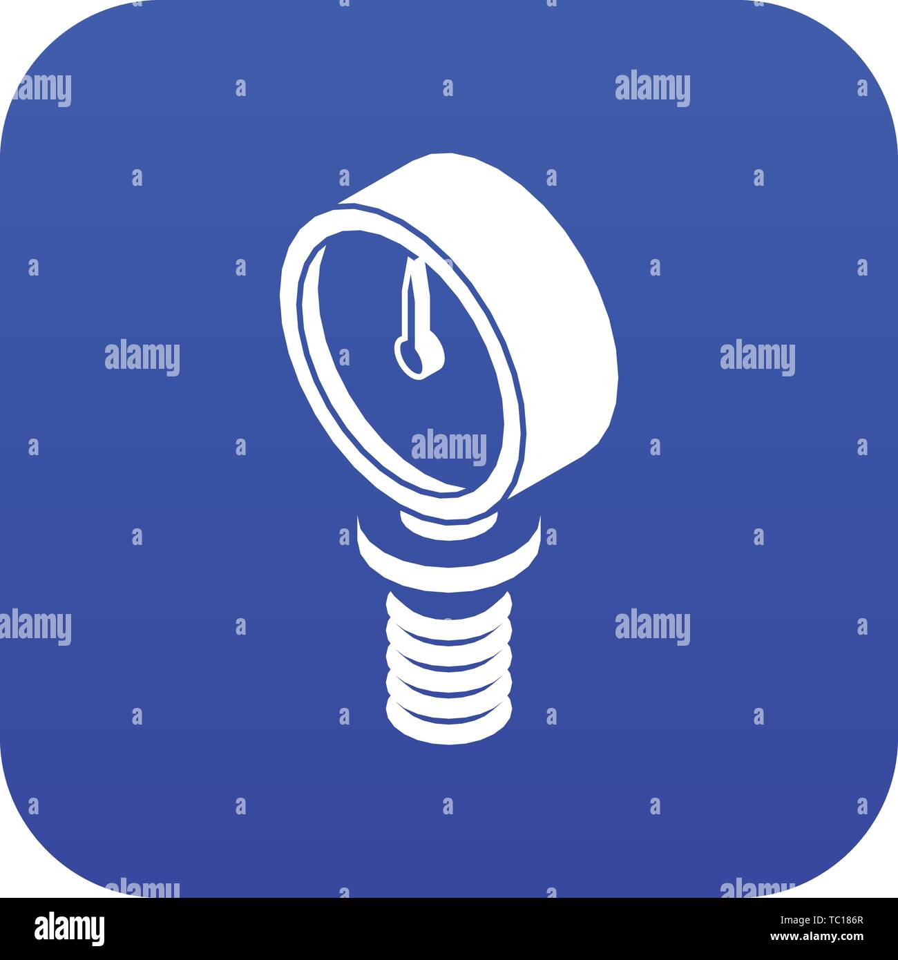 Pressure control icon isometric hi-res stock photography and images - Alamy