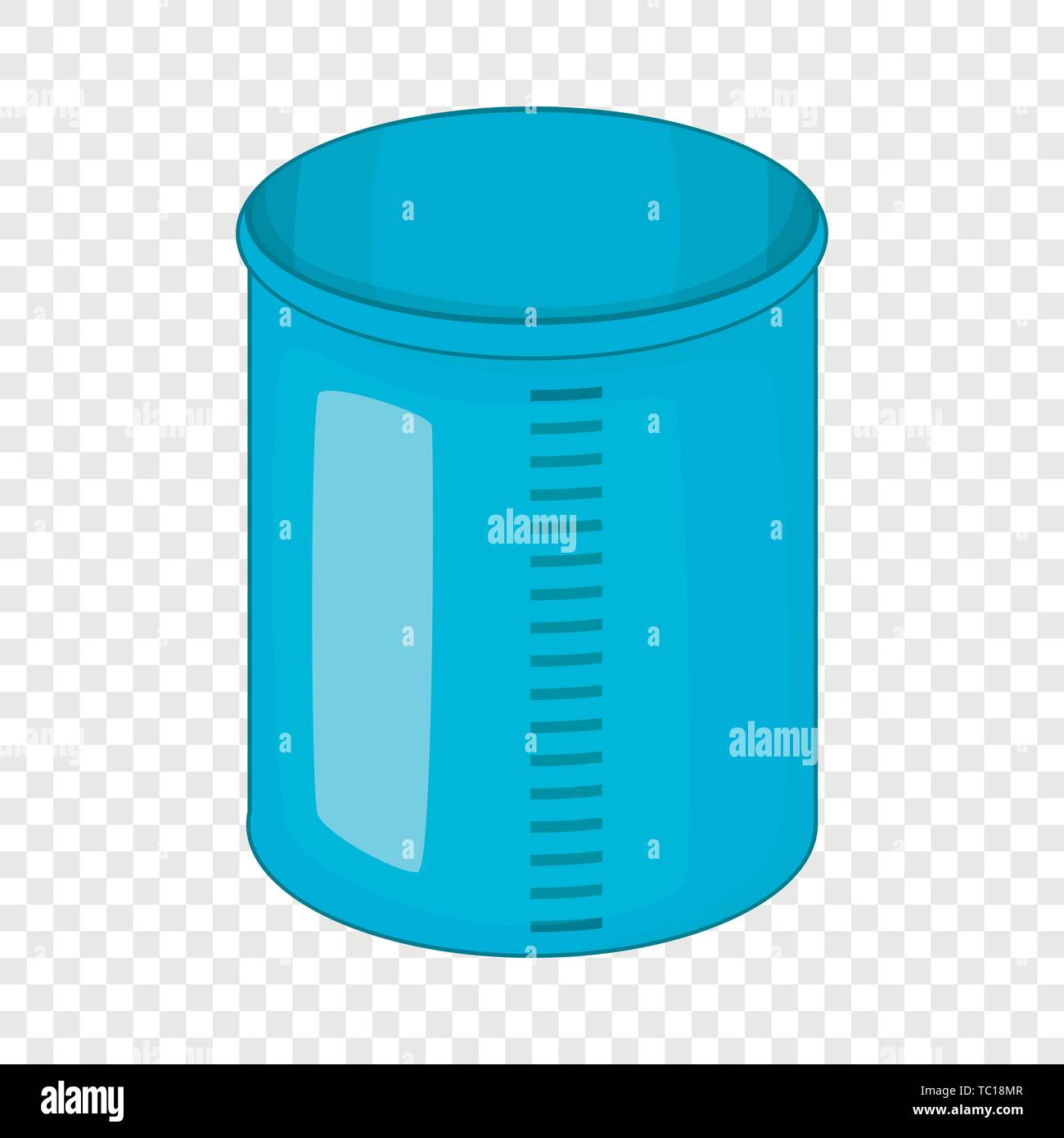 Cartoon empty plastic cup blue hi-res stock photography and images - Alamy