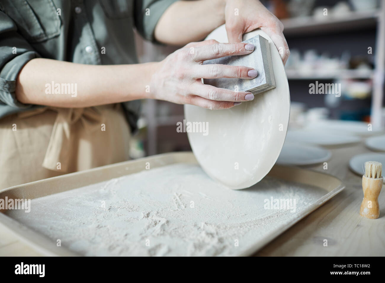 Woman sanding hi-res stock photography and images - Alamy