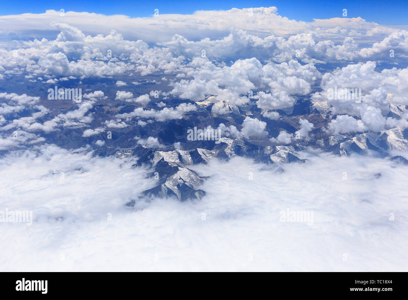 Chongqing-Xinjiang, aerial shooting Stock Photo - Alamy