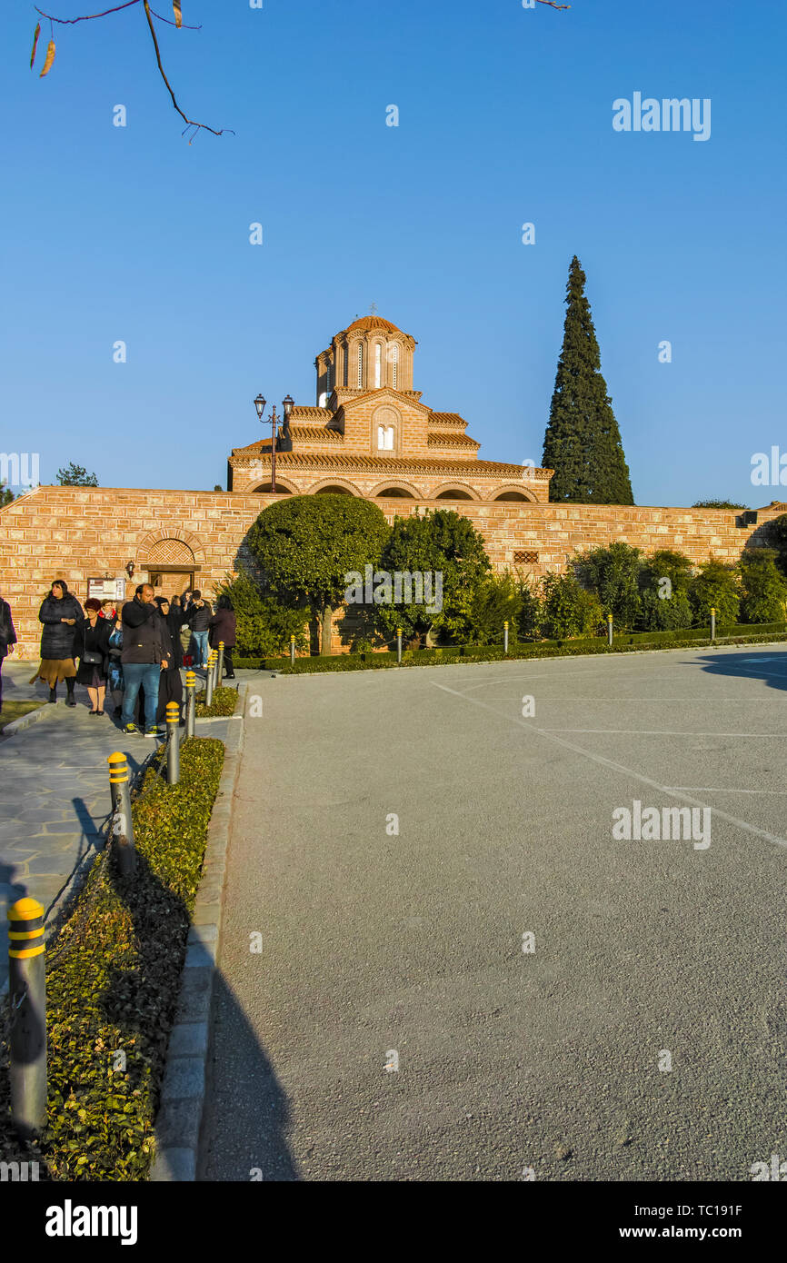 SOUROTI, GREECE - MARCH 31, 2019: Monastery Souroti of St. John the ...
