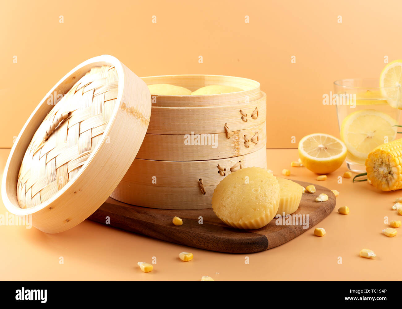 Corn hair cake Stock Photo - Alamy