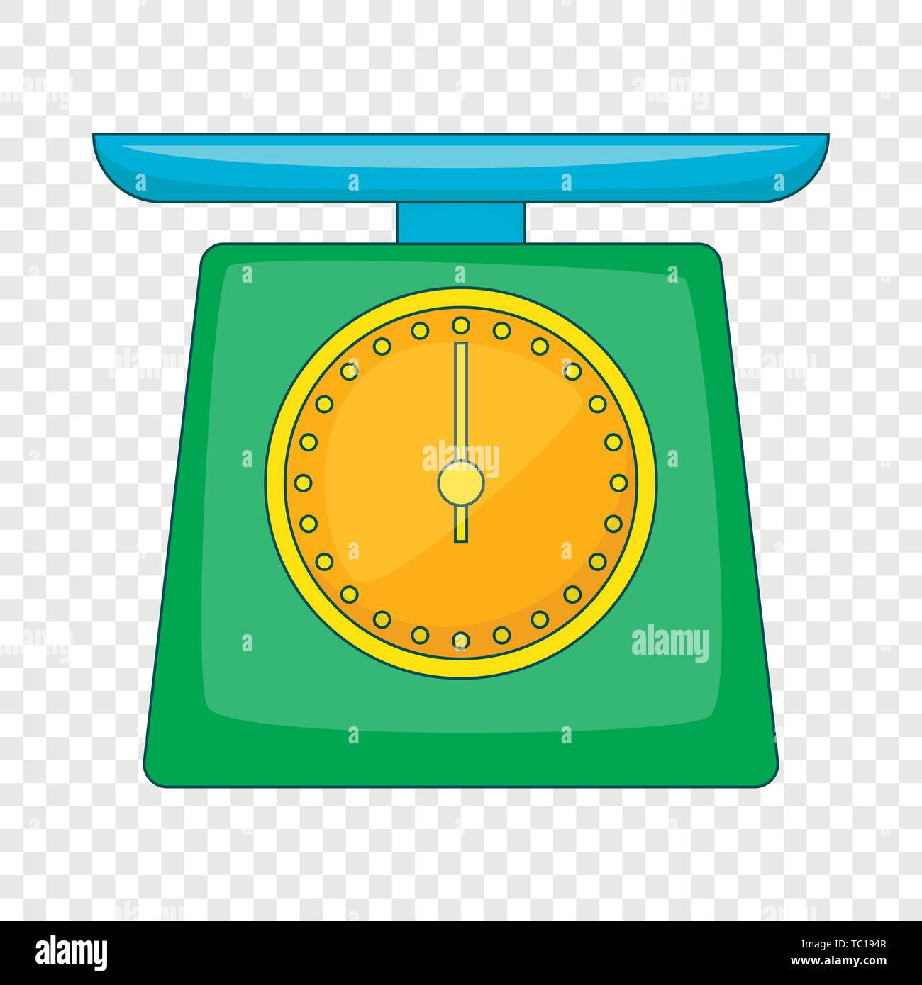 Kitchen scales icon, cartoon style Stock Vector Image & Art - Alamy
