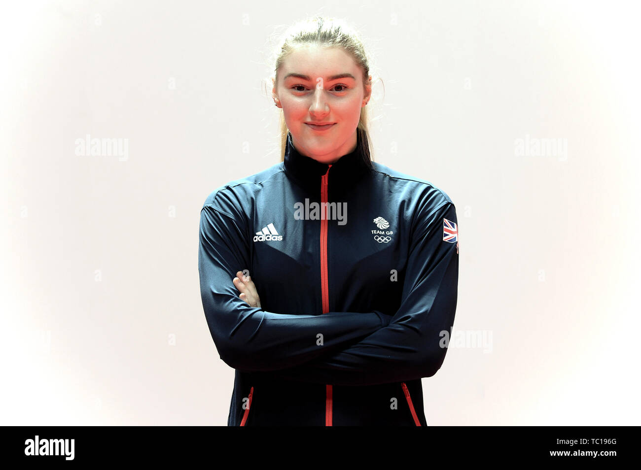 Isabelle Songhurst during the kitting out session for the 2019 Minsk ...