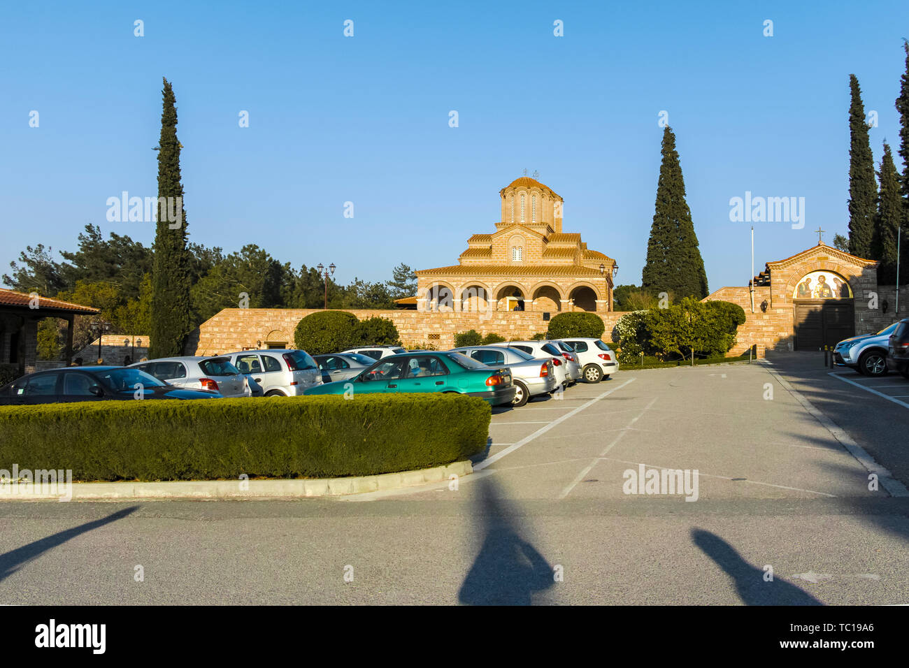 SOUROTI, GREECE - MARCH 31, 2019: Monastery Souroti of St. John the ...