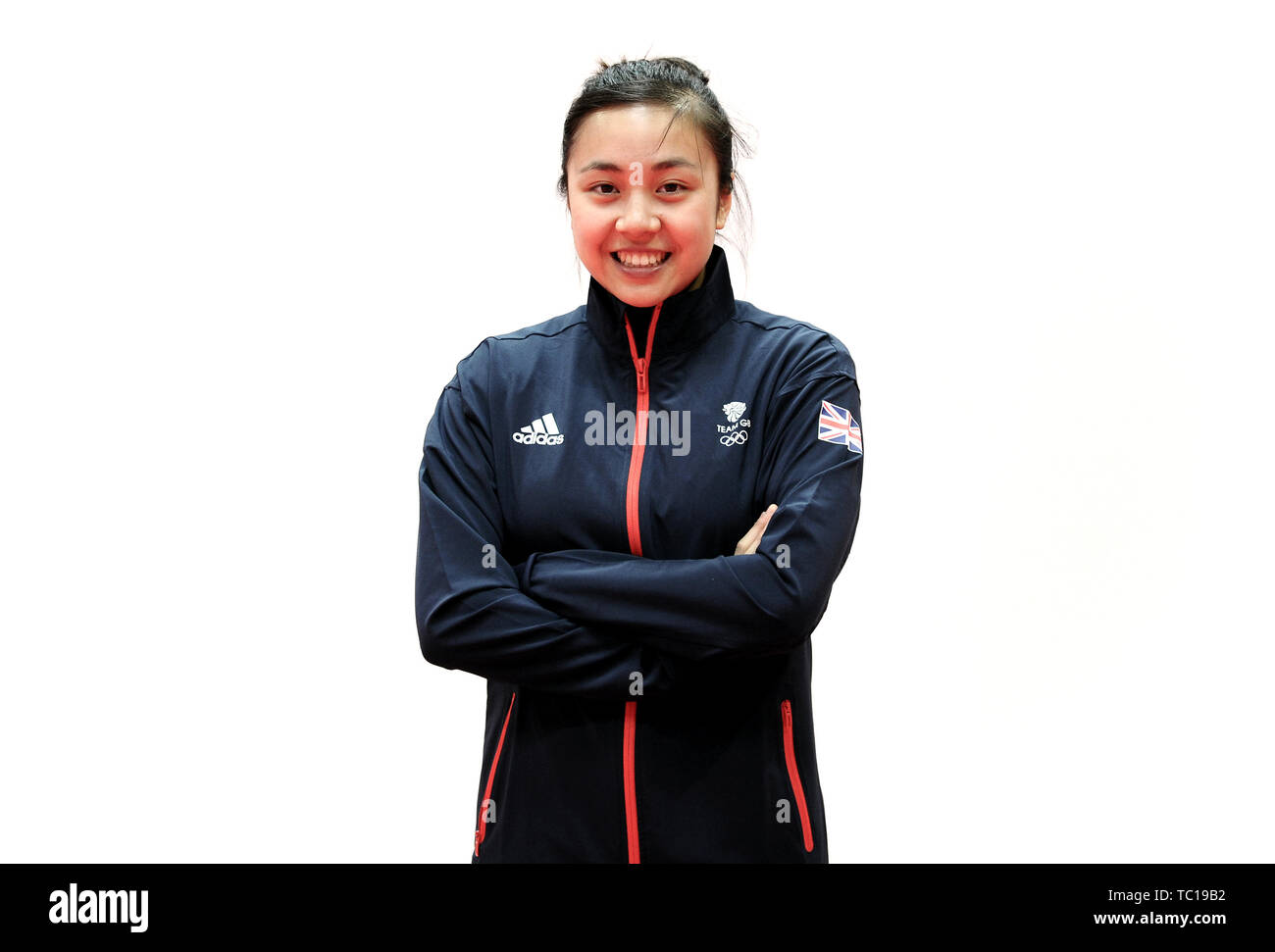Tin-Tin Ho during the kitting out session for the 2019 Minsk European ...