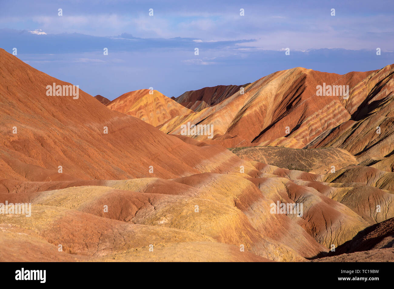 Desert no one has sunset landscape tourism sandstone hi-res stock ...