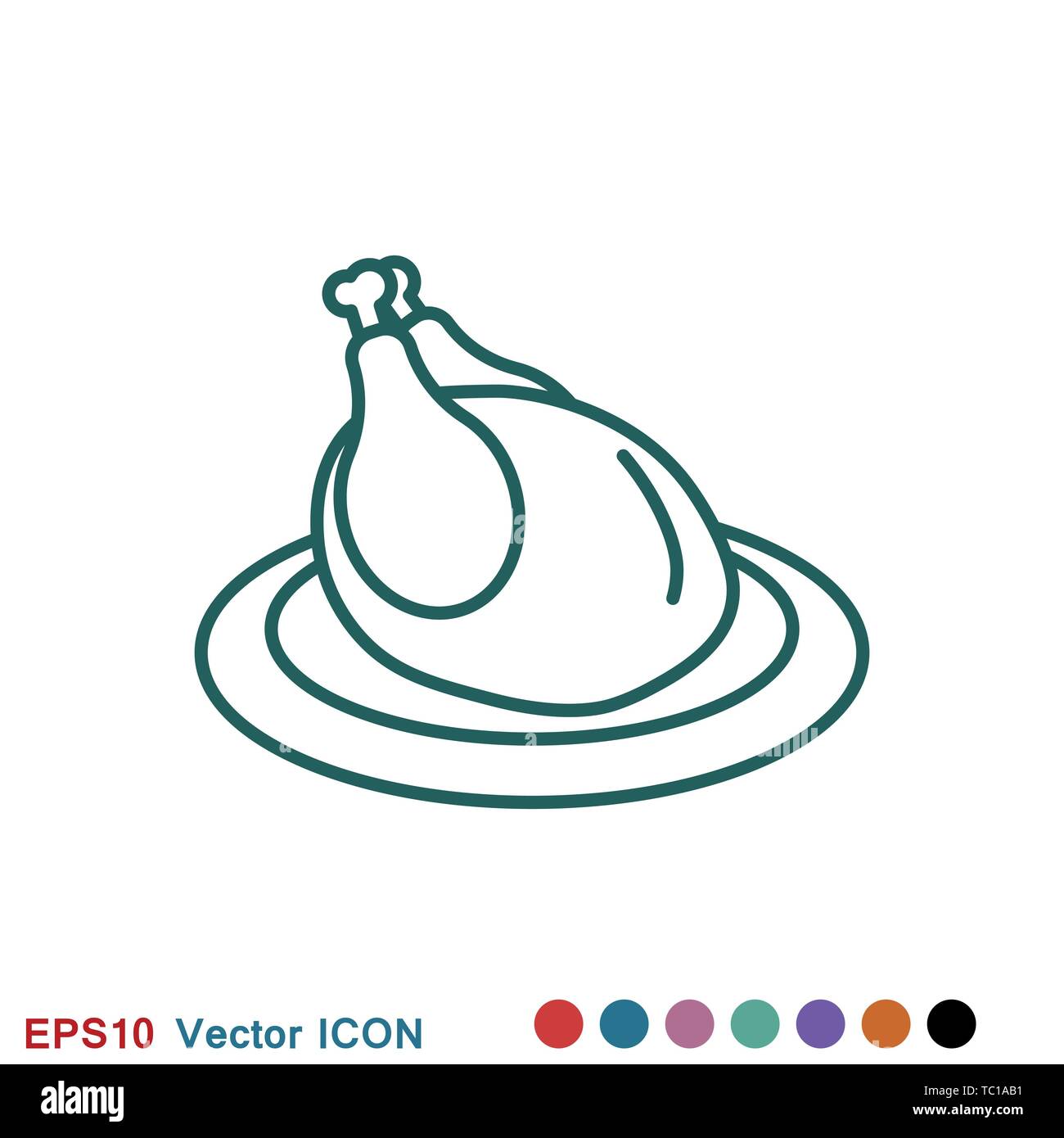 Food icon logo, illustration, vector sign symbol for design Stock ...