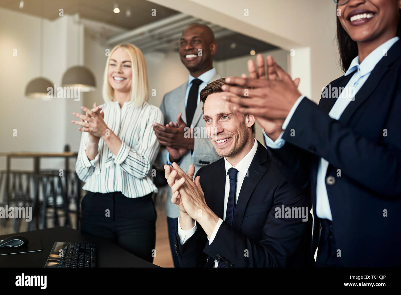 Clapping together hi-res stock photography and images - Alamy